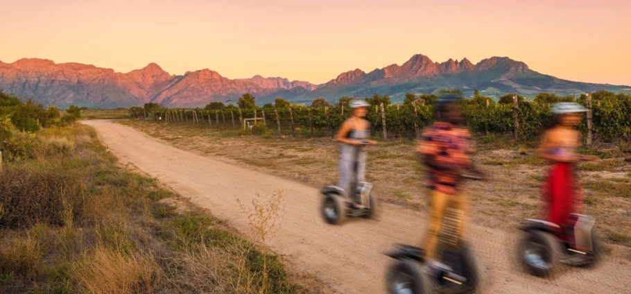 One Hour Evening Segway Tour on Spier Farm Stellenbosch Experience Days ...