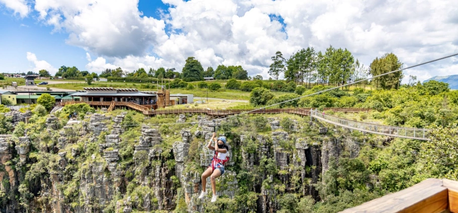 Graskop Gorge Double Zipline Experience Experience Days Vouchers ...